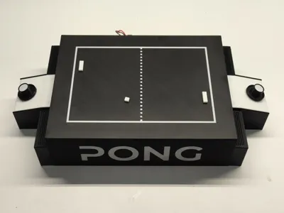 Mechanical Arcade Pong. Atari Concept - Free 3D Print Model - MakerWorld