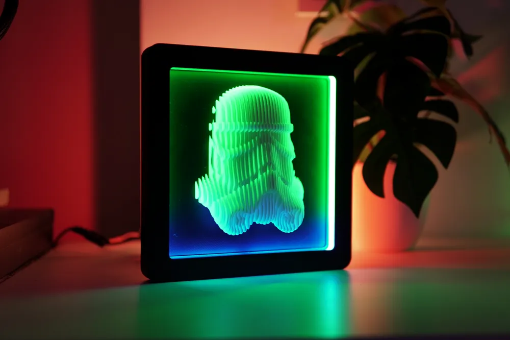 LED Picture Frame - Free 3D Print Model - MakerWorld