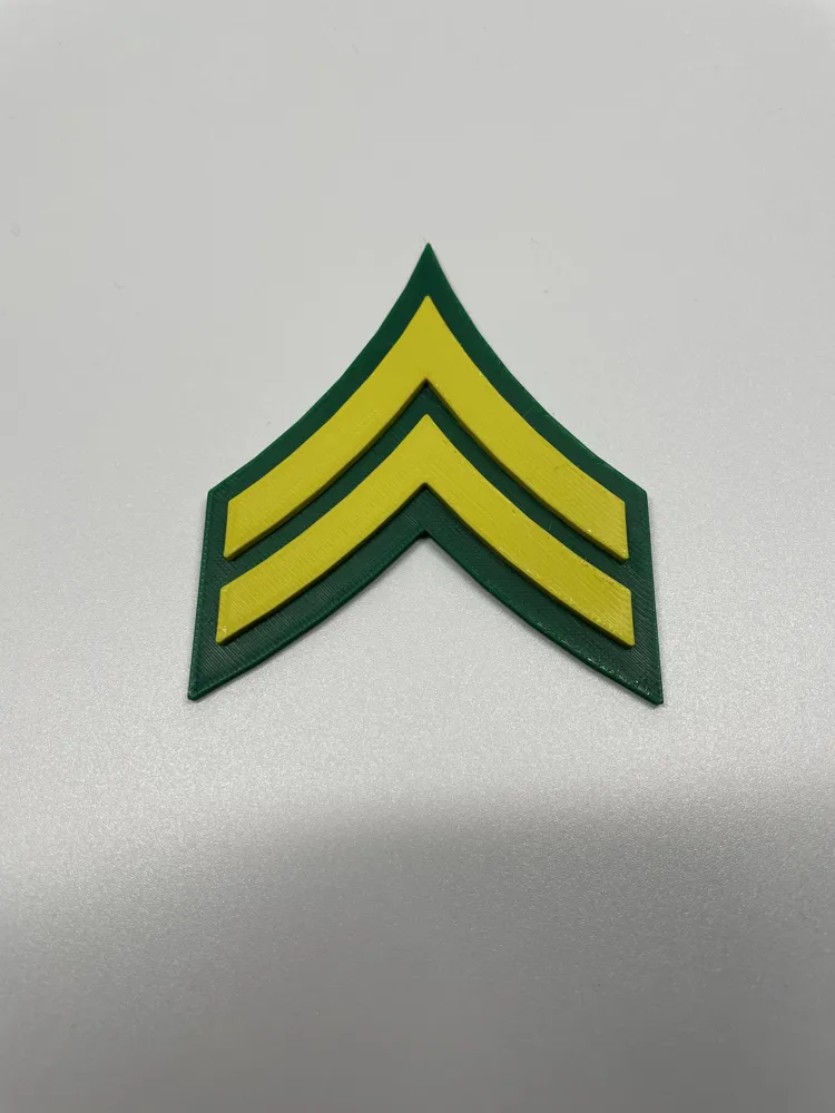 All US Army Ranks AMS/non-AMS Profiles + STL - Free 3D Print Model ...