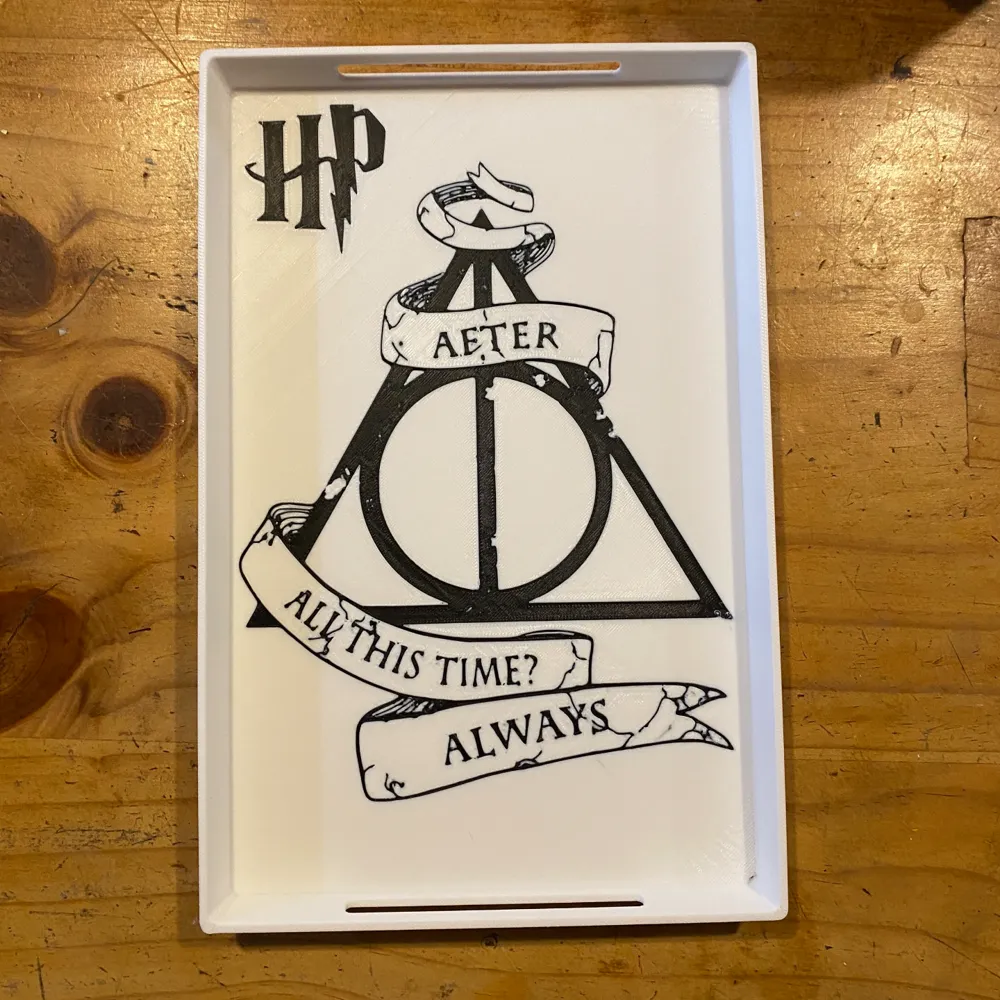 Harry Potter tray (After all this time. Always) - Free 3D Print Model ...