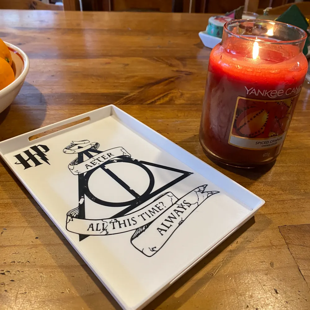 Harry Potter tray (After all this time. Always) by IceGabrielito ...