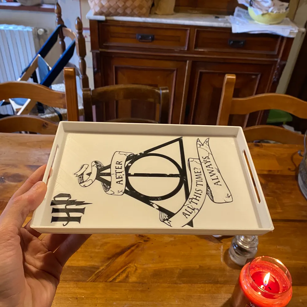 Harry Potter tray (After all this time. Always) - Free 3D Print Model ...