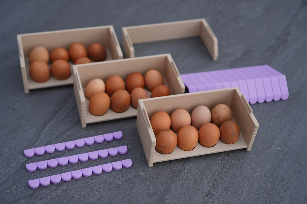Stackable Egg Rack by ArtK MakerWorld: Download Free 3D Models