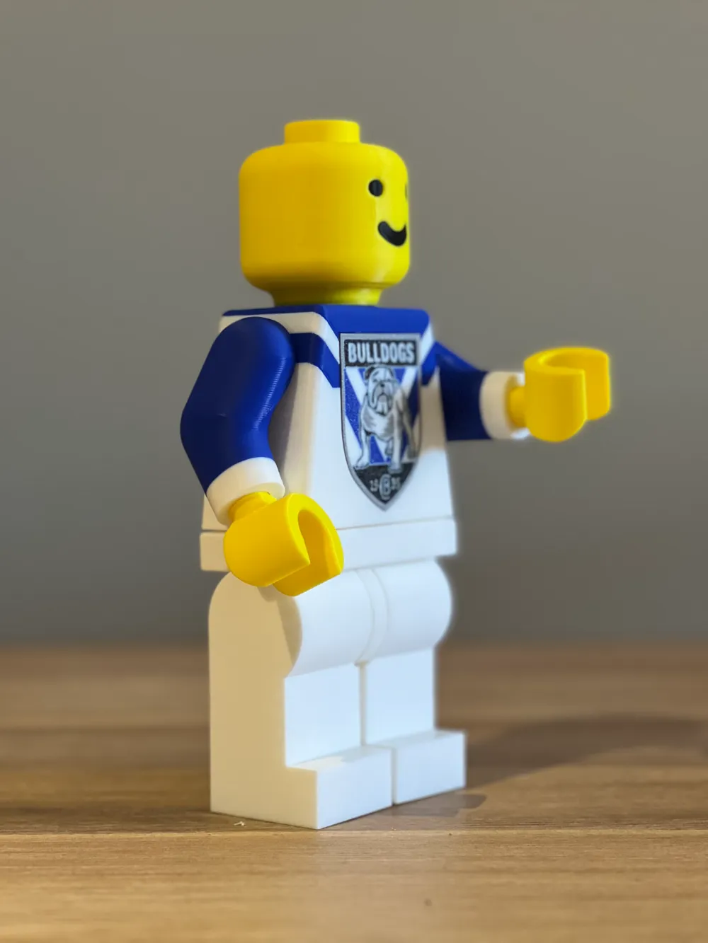 NRL Brickman - Canterbury Bulldogs - Free 3D Print Model - MakerWorld