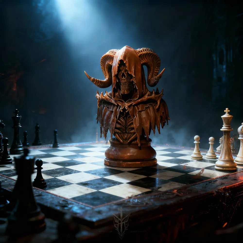 Chess Set (Bust) Halloween Collection - Free 3D Print Model - MakerWorld