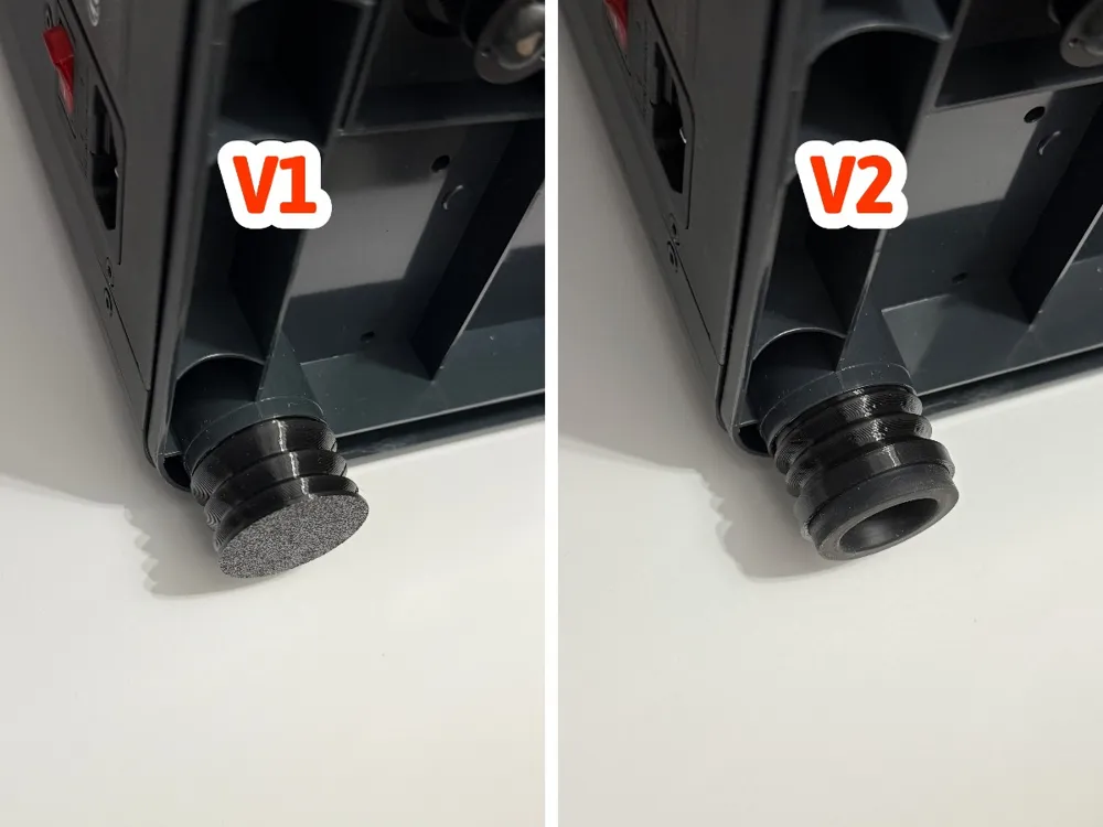 TPU Anti Vibration Feet for Bambu Lab P1P/P1S/X1C - Free 3D Print Model ...