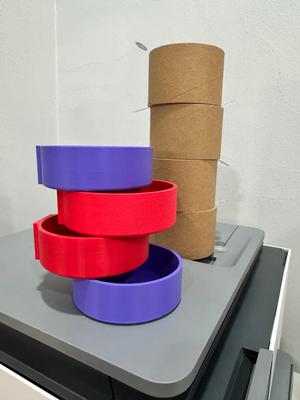 Magnetic Cardboard Spool Holder by Nicholas Mootoo MakerWorld: Download ...