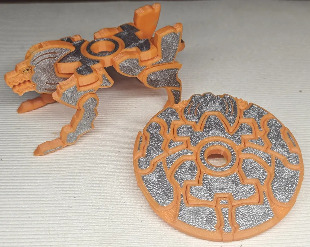 Sound Ghost Disc God, Disc Beast, Part 2, Assembly-Free Print-in-Place ...