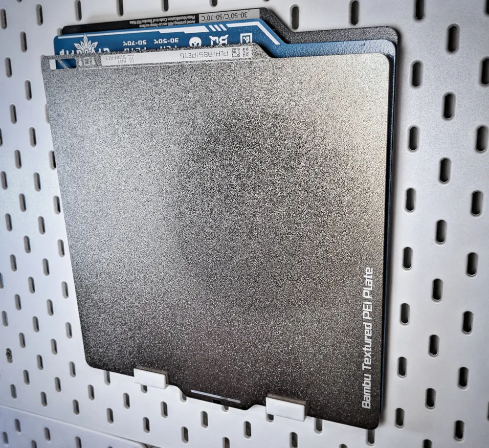 Minimal Build Plate Rack for Skadis - 3 plates by zomb MakerWorld ...