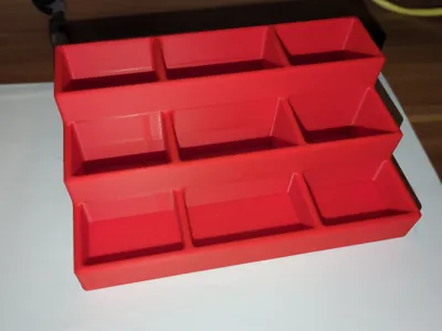 Square Desk Organizer by AWAS MakerWorld: Download Free 3D Models
