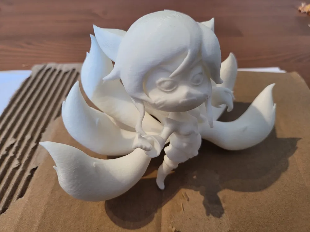 Ninetaled fox - Chibi Ahri - League of Legends by Fldprints - MakerWorld