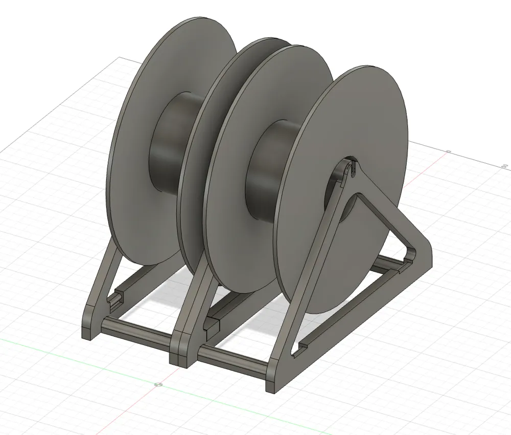Filament Spool Holders - Clip multiple together by dangles_ - MakerWorld