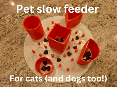 PET SLOW FEEDER by Darren - MakerWorld
