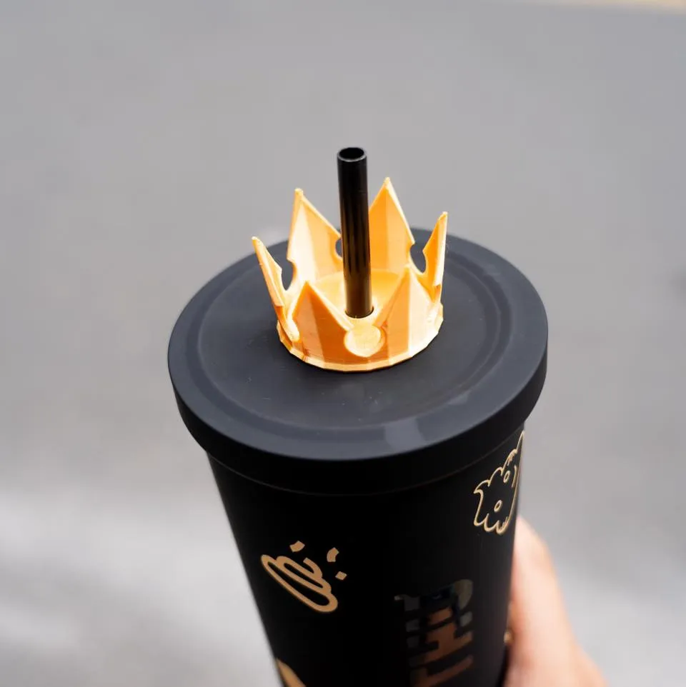 Crown Topper Straws by quangnhat410 MakerWorld: Download Free 3D Models