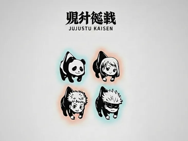 Keychain collection - Jujutsu Kaisen - Free 3D Print Model - MakerWorld