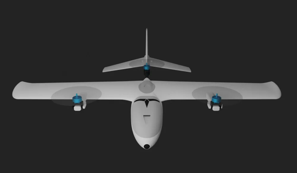 泰坦大黄蜂垂起无人机 完整版 Titan Dynamics – Hornet VTOL - 免费 3D 打印模型 - MakerWorld