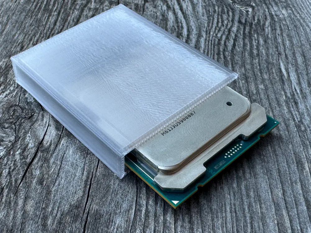 Intel Xeon LGA 2011-3 CPU protection case box by John Connor - MakerWorld