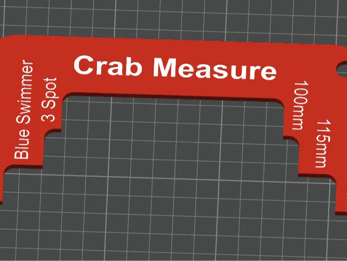 Crab Measure (QLD Australia) by Woodsy - MakerWorld