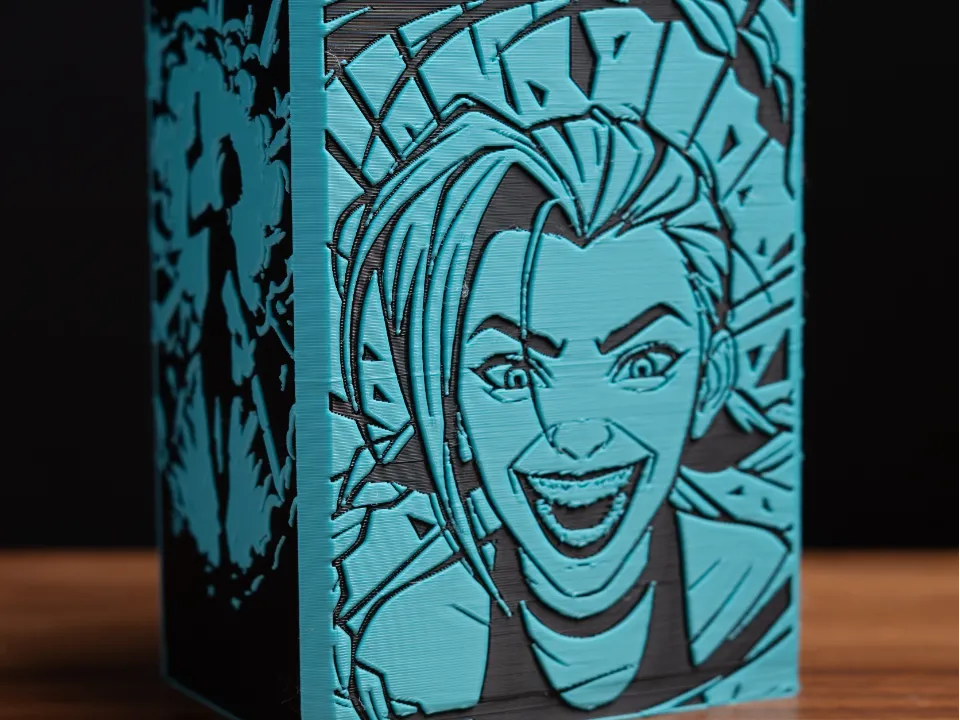 Jinx - Caja de Mazo Riftbound - 75 Cartas con Funda - Modelo de ...