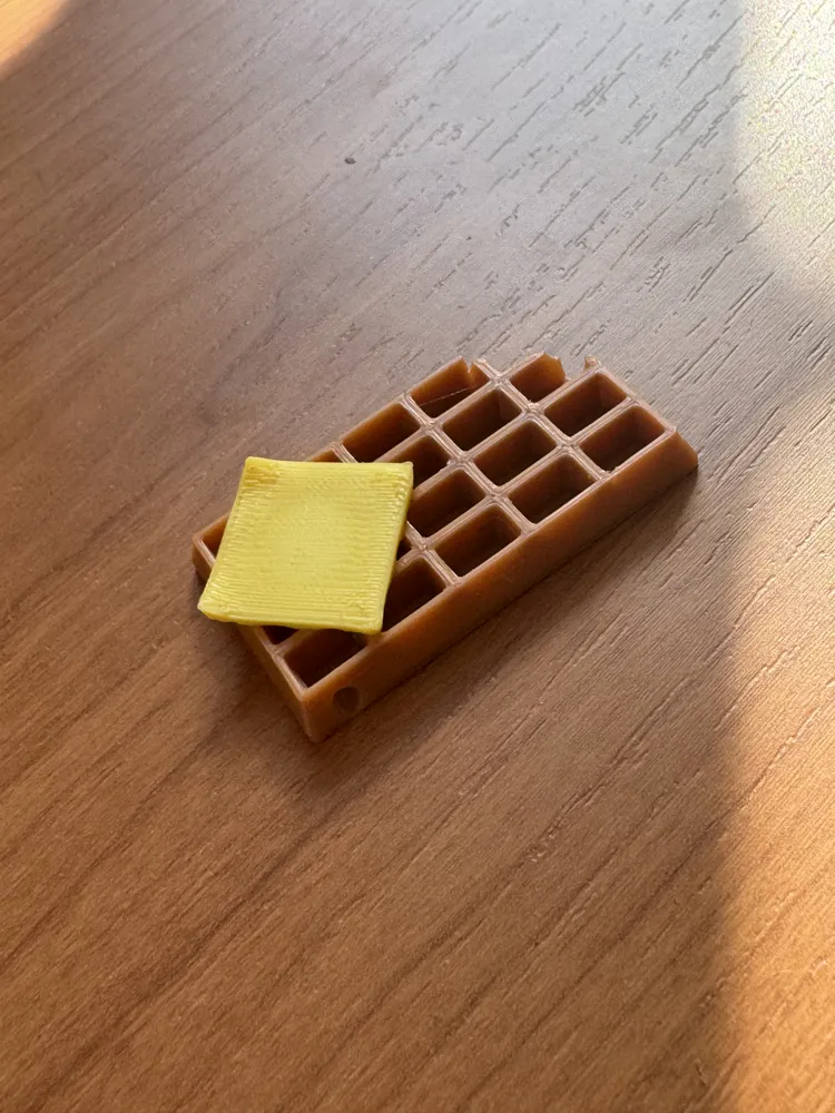 Waffle Keychain by criptodesign MakerWorld: Download Free 3D Models