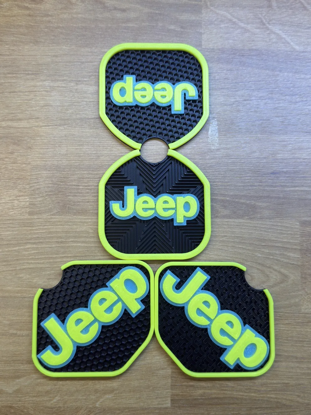 Jeep Wrangler+Gladiator Car Coasters_2018+ - Free 3D Print Model ...