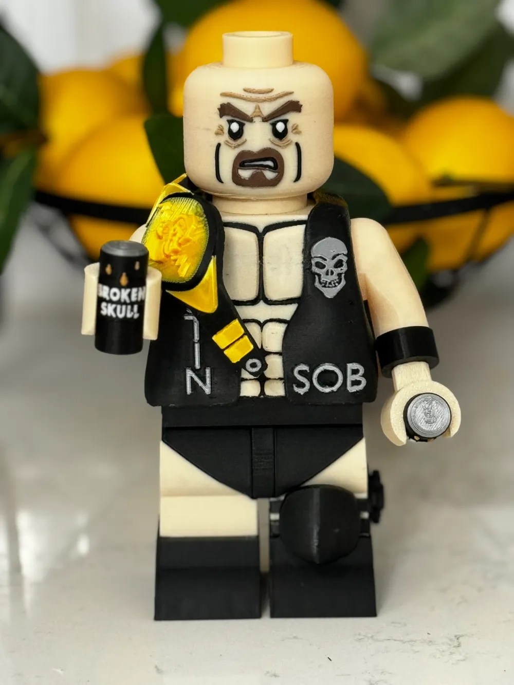 Bricks Stone Cold Steve Austin Entrance by waltersworld3d - MakerWorld