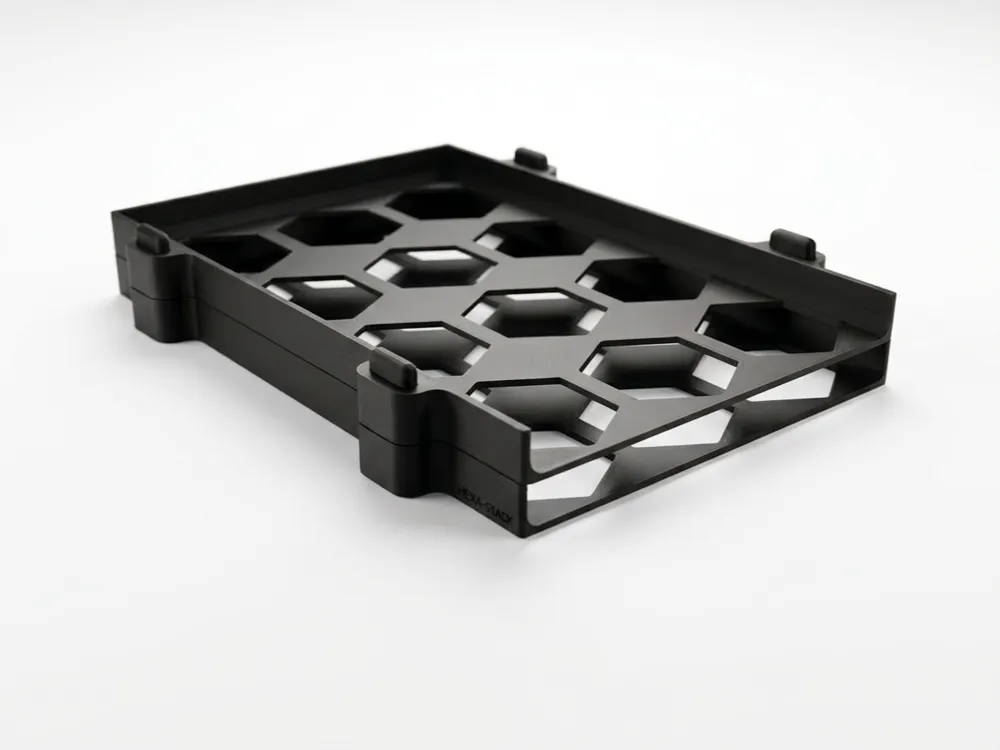 HEXA-STACK Stackable Half Letter Tray -No Supports - Free 3D Print ...