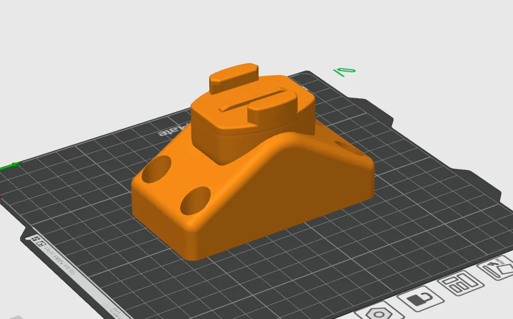 scotty mount for GoPro / kayak railblaza - Free 3D Print Model - MakerWorld