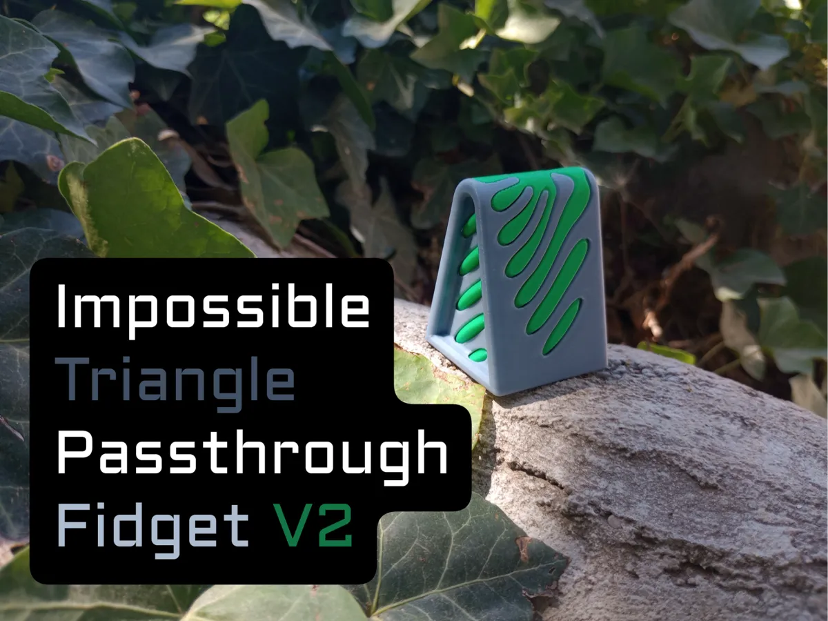 V2 Impossible Triangle Passthrough Fidget by greenmonster MakerWorld ...
