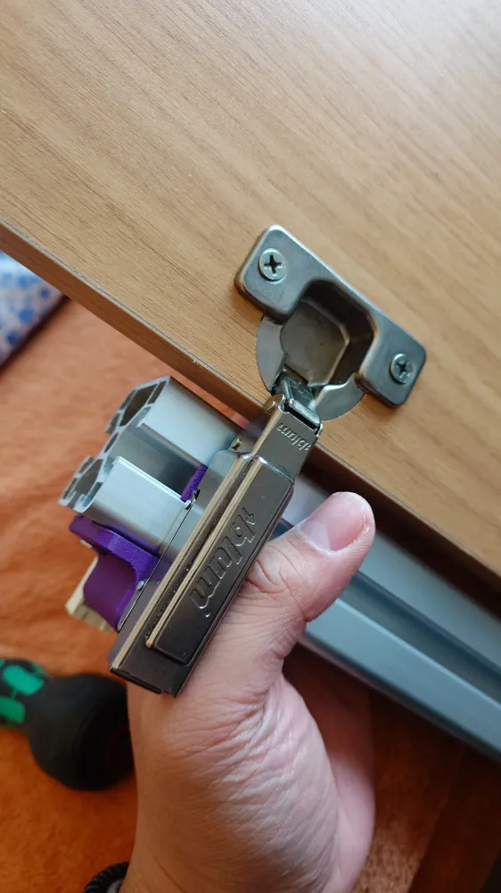 4040 Aluminum Profile Mounting Flat Base Cabinet Door Hardware Hinge ...