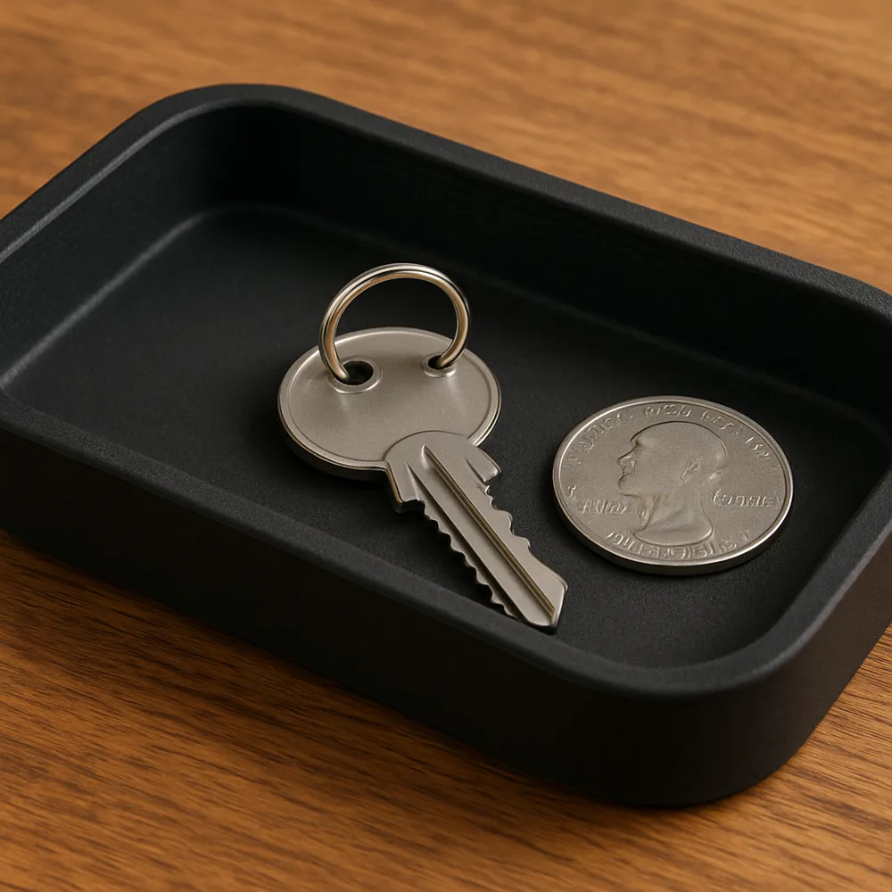 Modern Rectangular Key Tray - Free 3D Print Model - MakerWorld