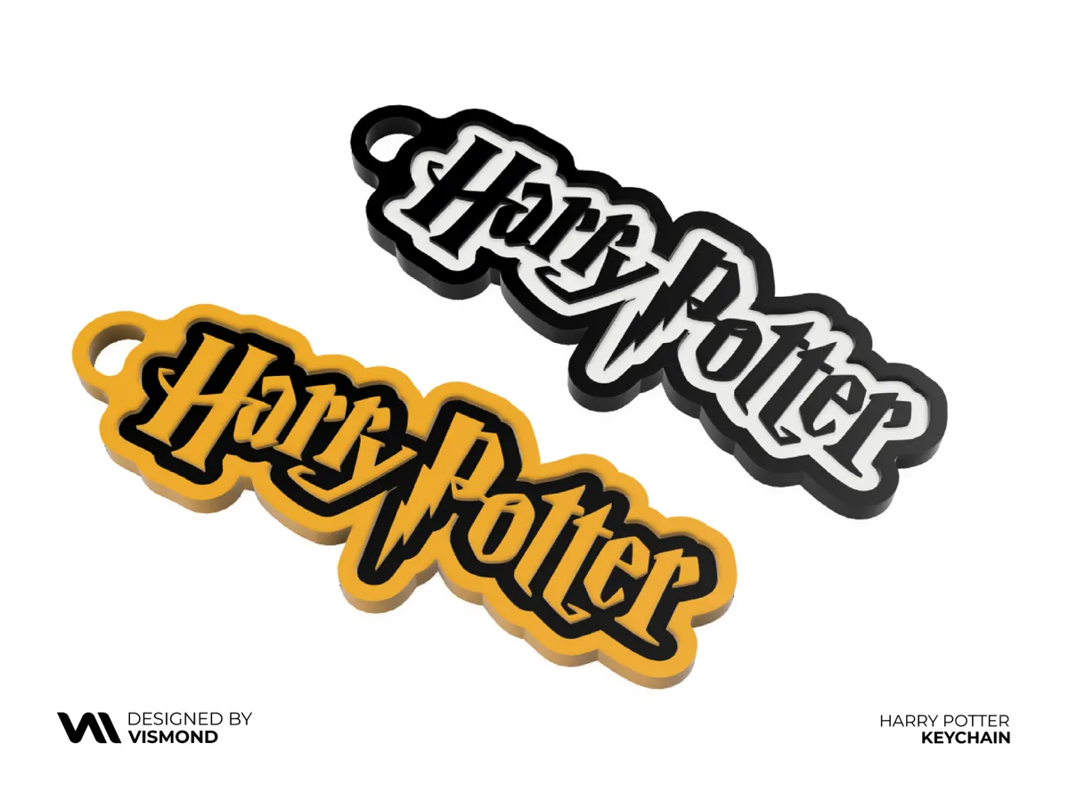 Portachiavi Harry Potter - Modello di stampa 3D gratuito - MakerWorld