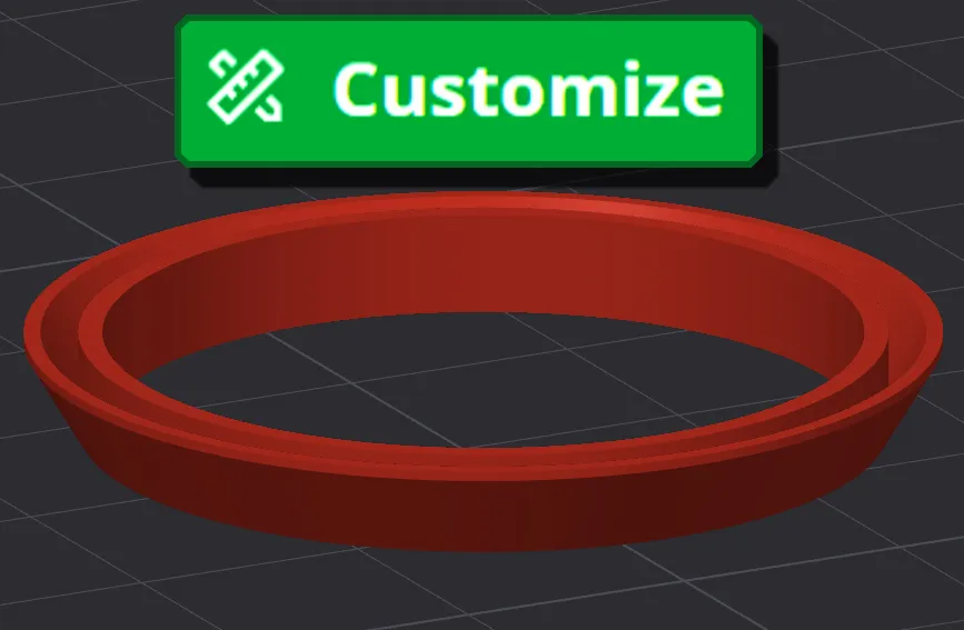 Rubber gasket - openscad by buho29 MakerWorld: Download Free 3D Models