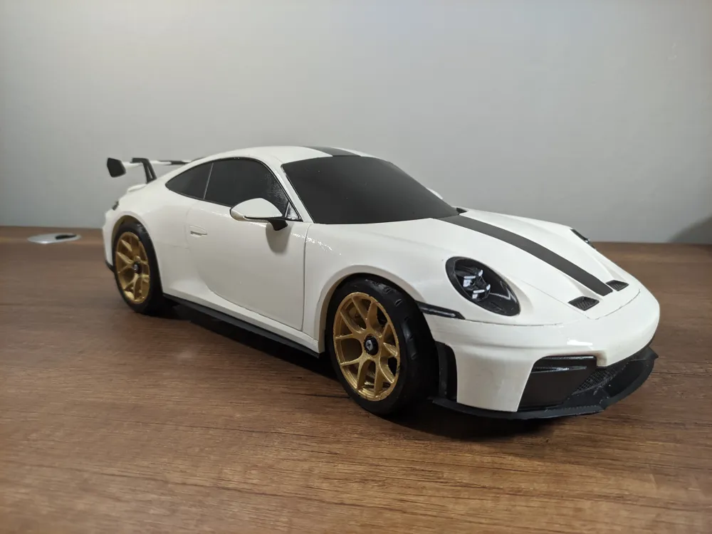 Porsche 911 992.2 GT3—1:10 Scale Model/RC Car by Cormango MakerWorld ...