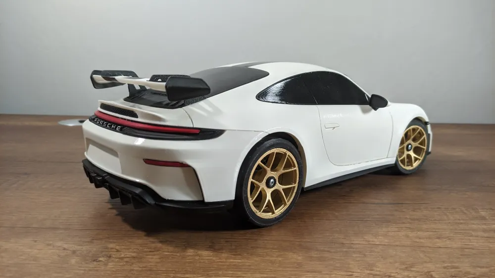 Porsche 911 992.2 GT3—1:10 Scale Model/RC Car - Free 3D Print Model ...