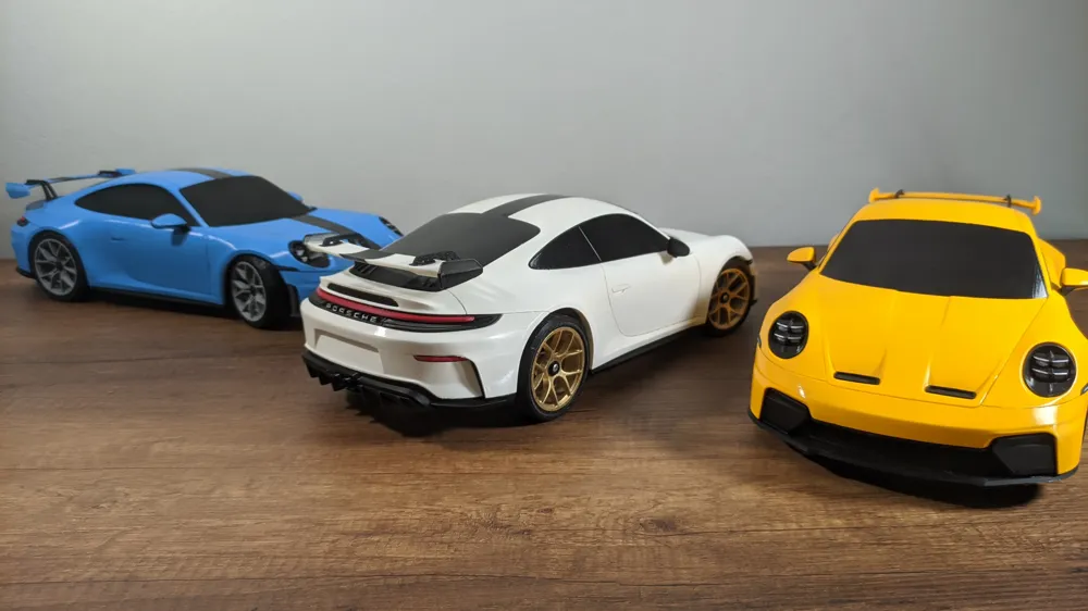 Porsche 911 992.2 GT3—1:10 Scale Model/RC Car by Cormango MakerWorld ...