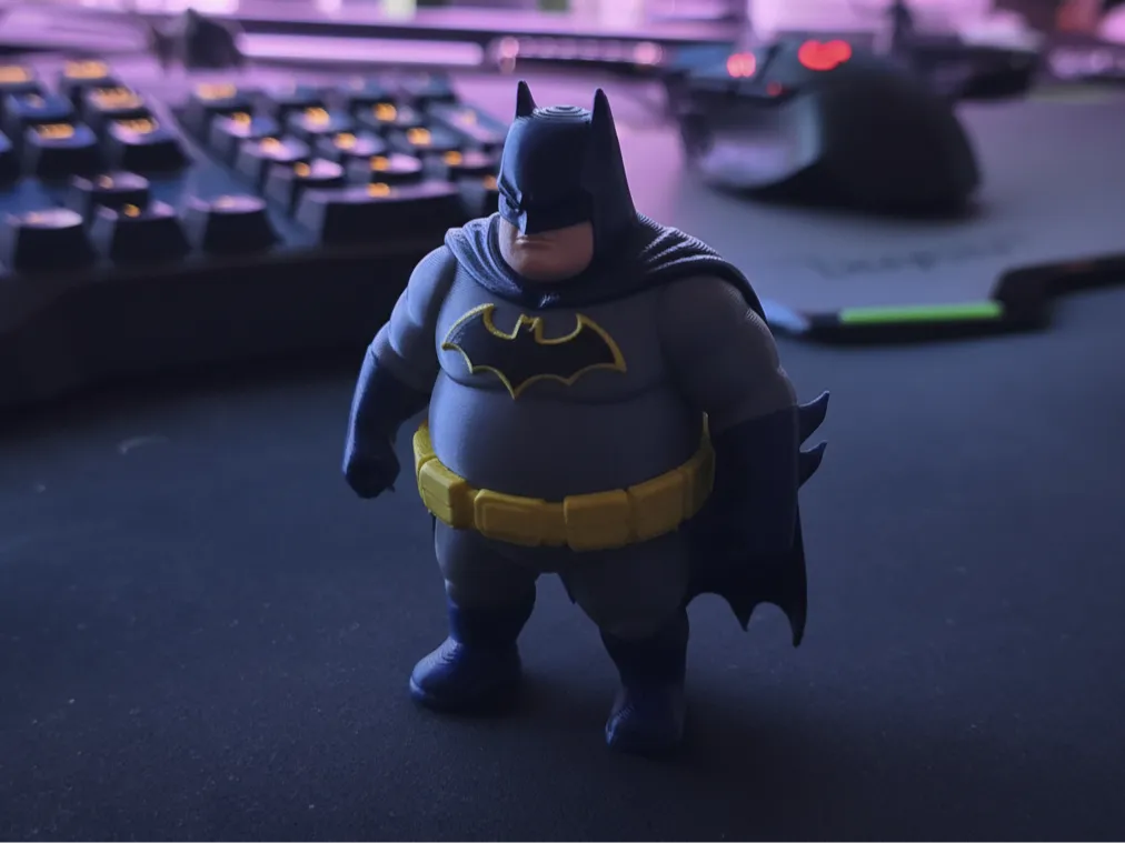 Fat Super hero - Fatman (Batman inspired) - Free 3D Print Model ...