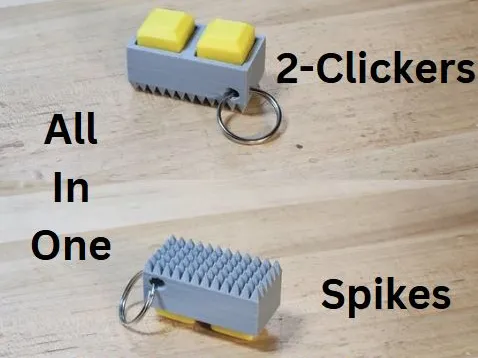 2 Button Pain and Clicky Stim ASMR Sensory Fidget by Florida Features ...