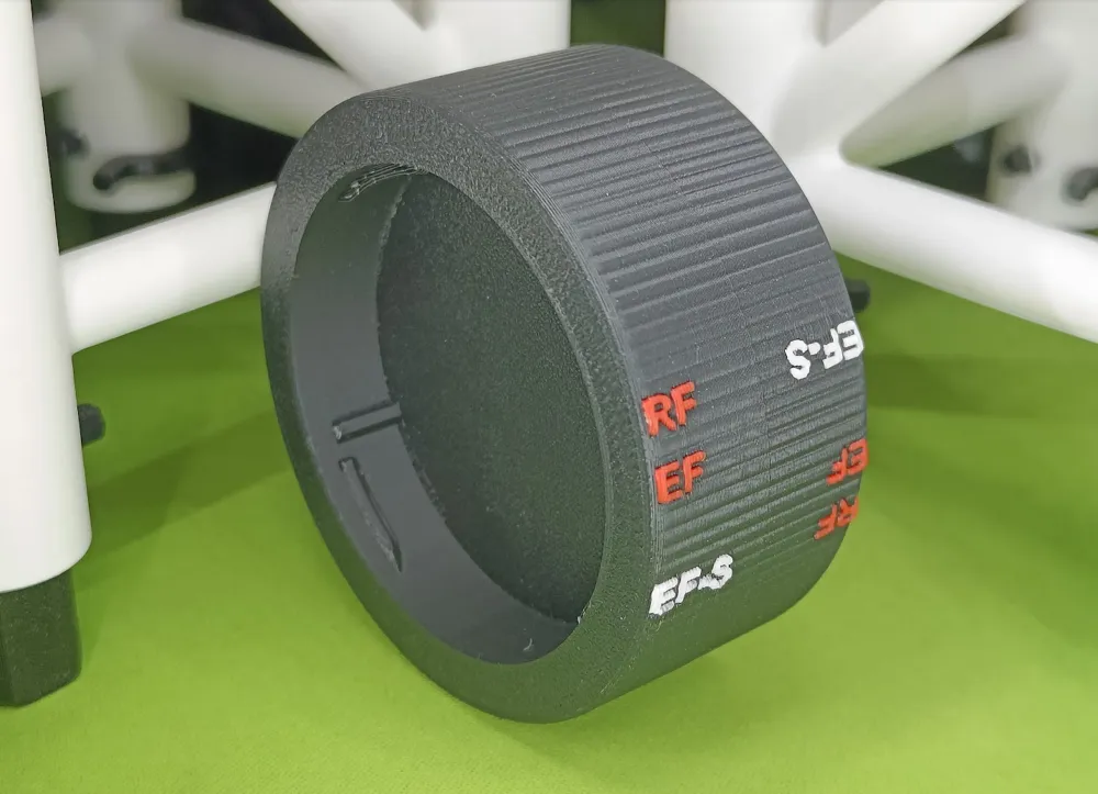 Canon Ef Efs Rf 듀얼 더스트 렌즈 캡 무료 3d 프린트 모델 Makerworld
