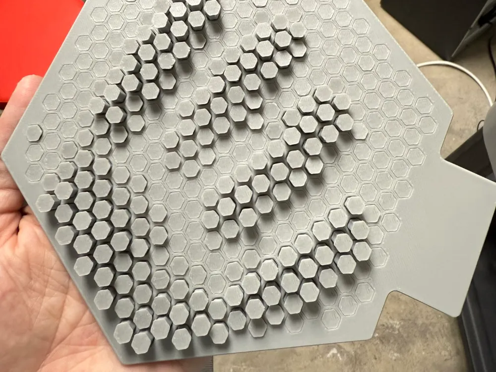 Hex Pin Art Pinscreen Fidget Toy by AbombDesigns - MakerWorld