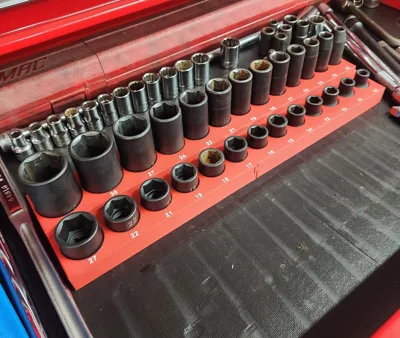 Metric Harbor freight impact socket holder by ceejkay - MakerWorld