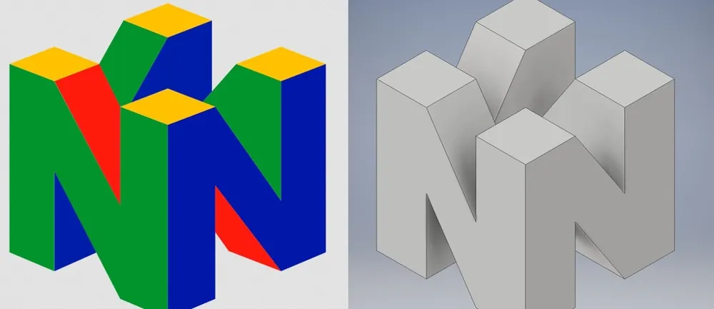 3D N64 Logo by neocrisis MakerWorld: Download Free 3D Models