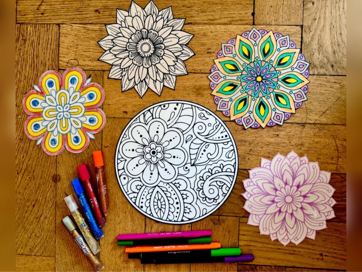 Mandala Coloring Pages No.2 by Gisberti🖖🏻 MakerWorld: Download Free 3D ...
