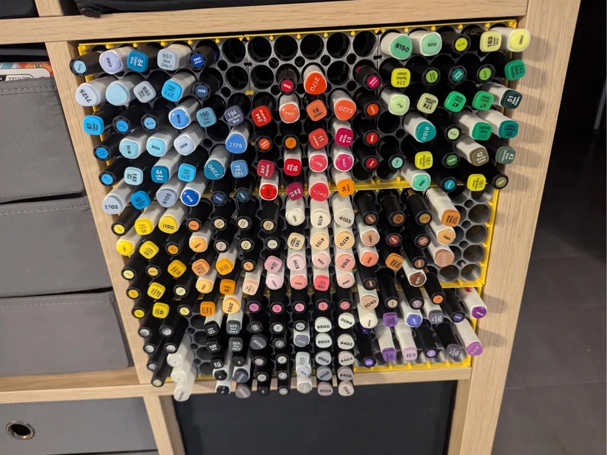 aggregation of the 6 marker & pen modules - Free 3D Print Model ...