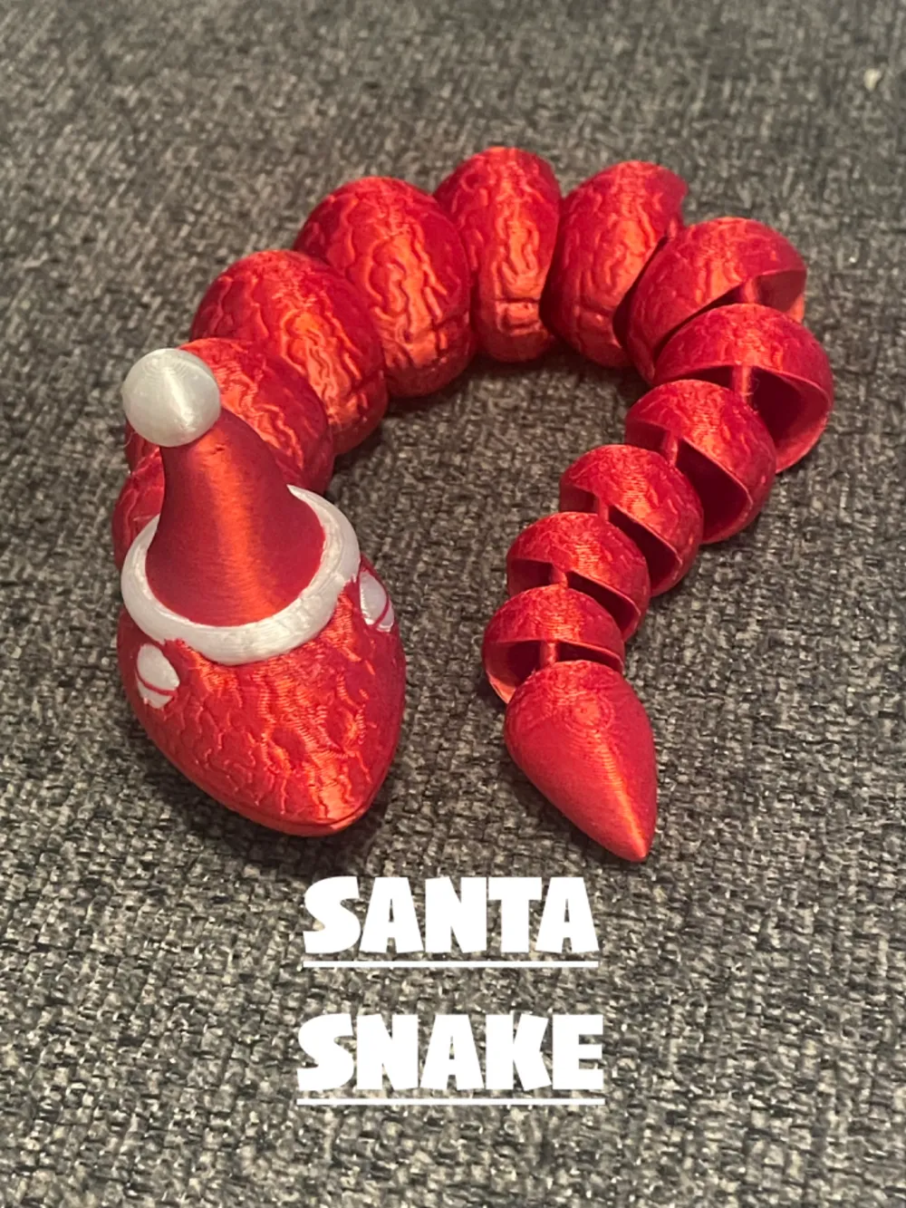 Santa Snake by iBrawnFDM - MakerWorld