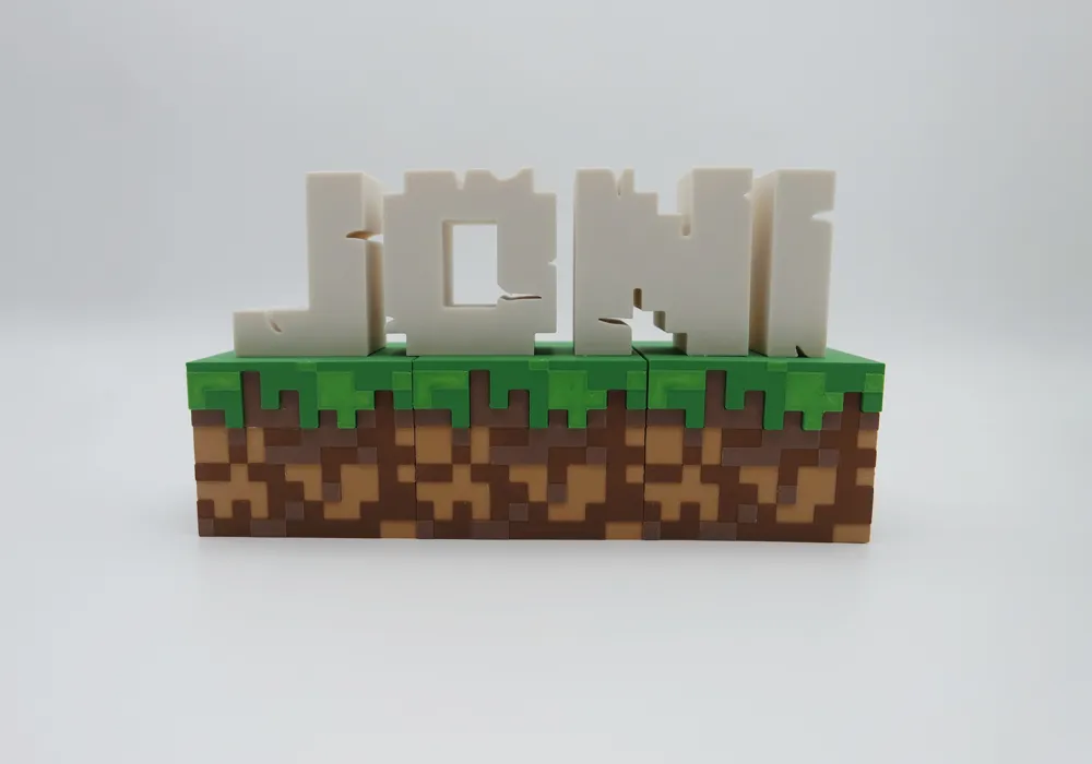 Minecraft Lettering - the perfect gift for minecraft fans - No MMU ...