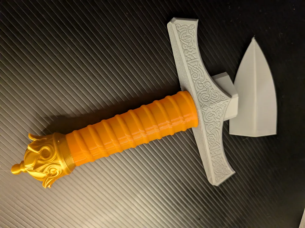 Sword Through Books- Magnetic Illusion Bookend - Free 3D Print Model ...