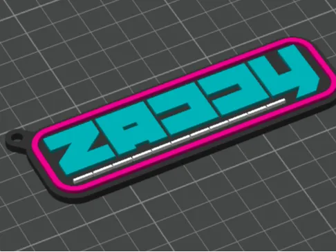 Thick Zaddy Keychain - Free 3D Print Model - MakerWorld