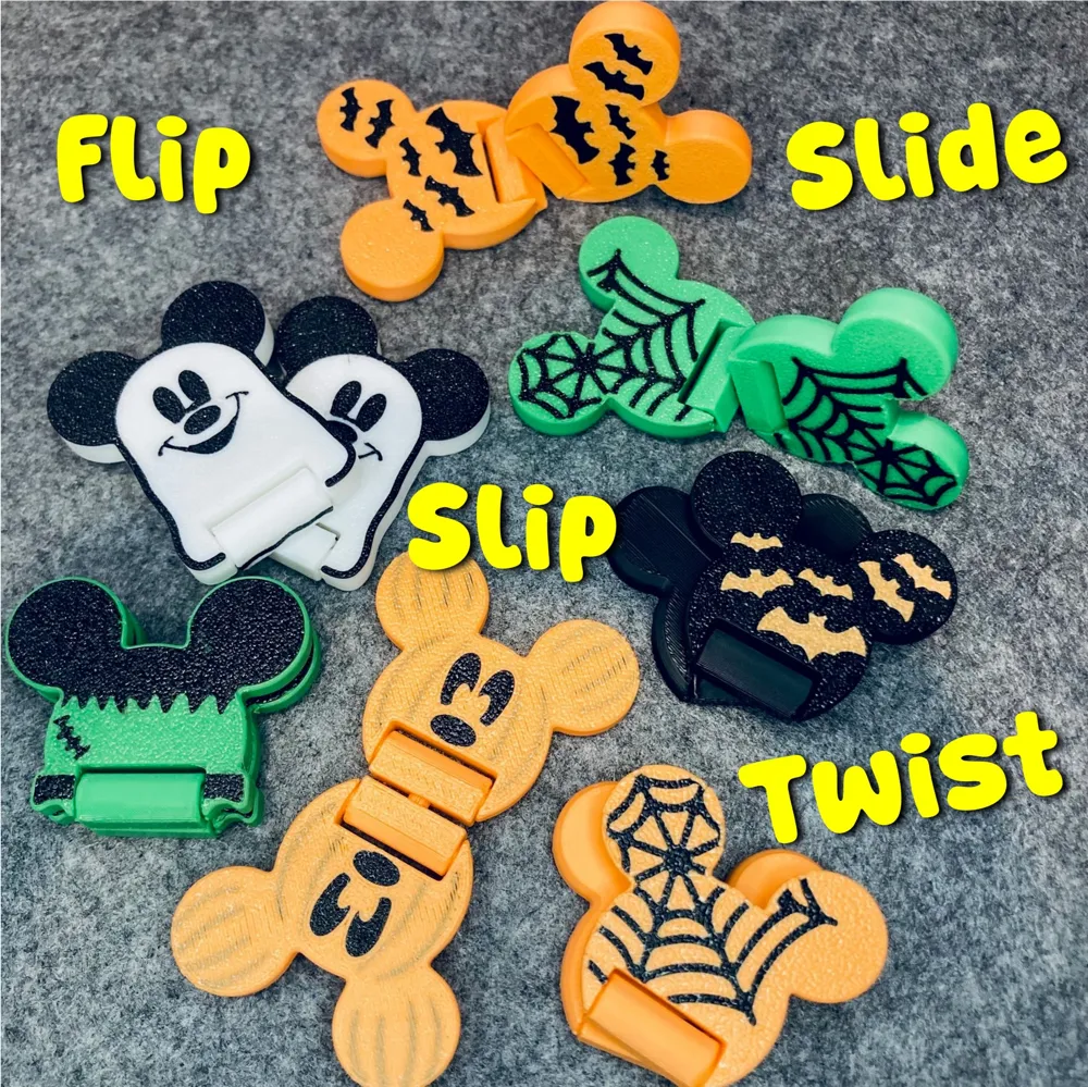 Mickey Mouse Halloween Slip and Slider Fidget Toys by SpacedOut ...