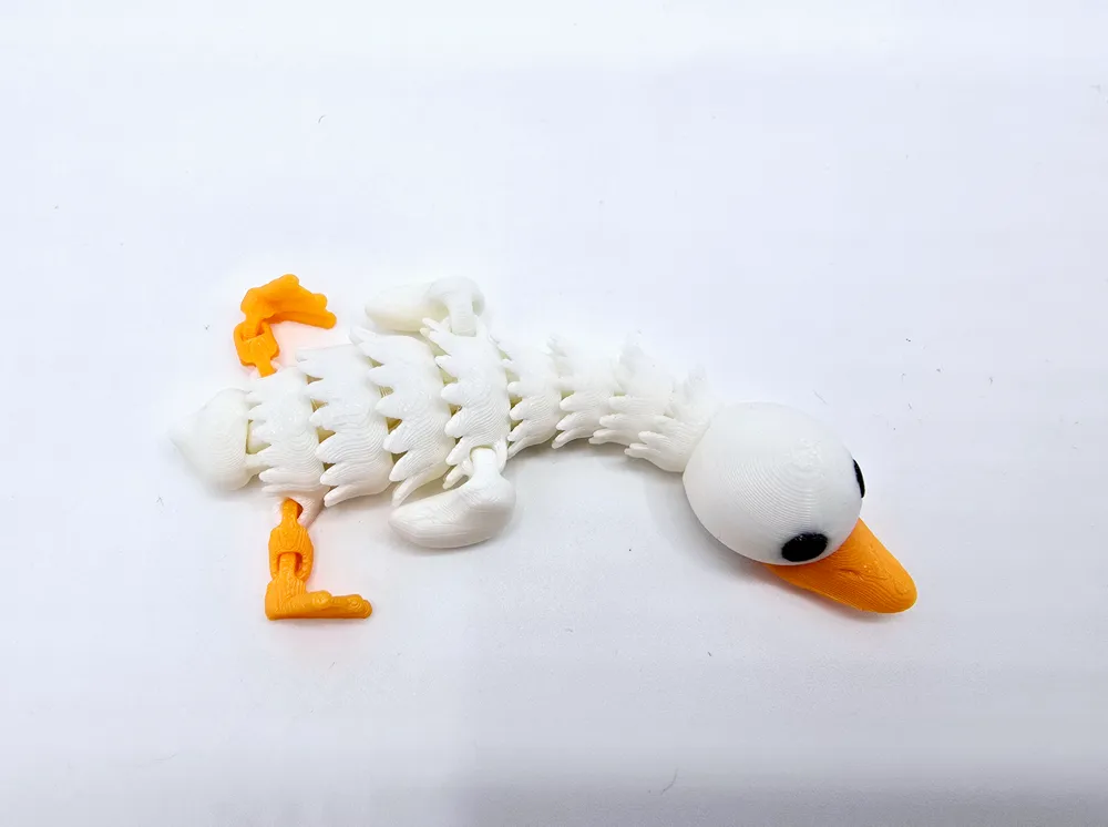 Silly Goose Flexi Pocket Pet Keychain - Free 3D Print Model - MakerWorld